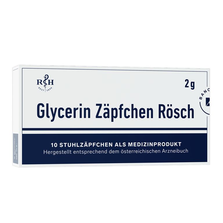 Glycerin Zäpfchen Rösch 100 St - Shop Apotheke