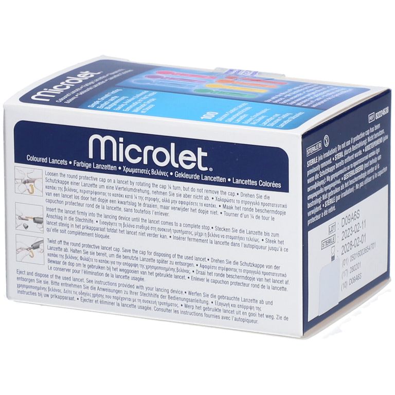 Microlet® farbige Lanzetten 100 St - Shop Apotheke
