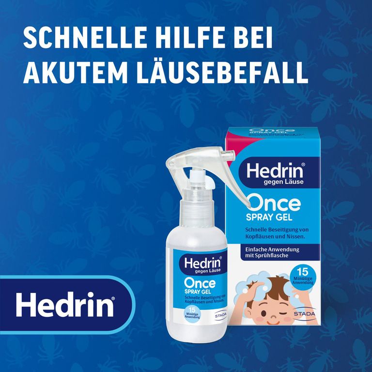 Hedrin® Once Liquid Spray - Schnelle Hilfe bei akutem Läusebefall 60 ml ...