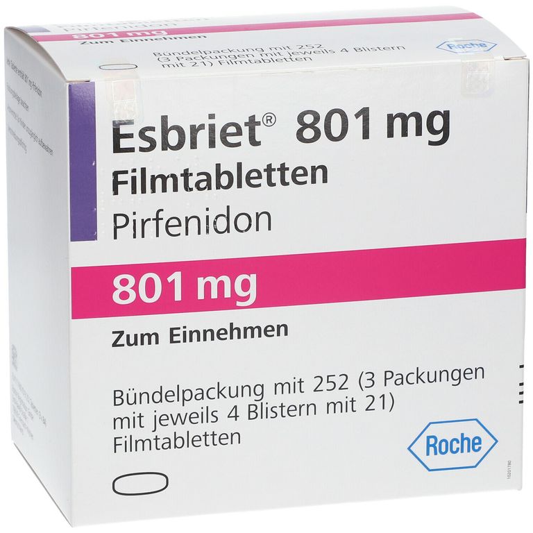 Esbriet® 801 mg 252 St mit dem E-Rezept kaufen - Shop Apotheke