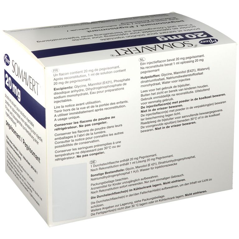 SOMAVERT® 20 mg 30 St mit dem E-Rezept kaufen - Shop Apotheke