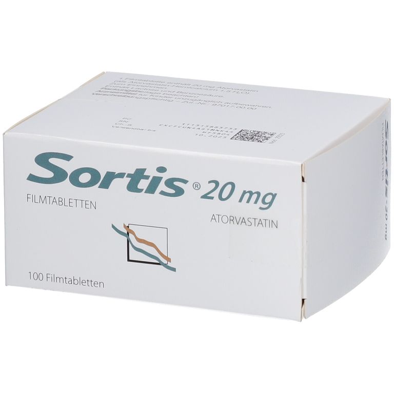 Sortis 20 mg 100 St mit dem E-Rezept kaufen - Shop Apotheke