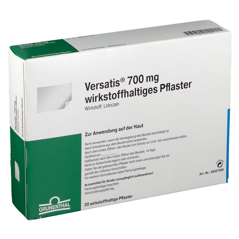 Versatis® 700 mg 20 St mit dem E-Rezept kaufen - Shop Apotheke