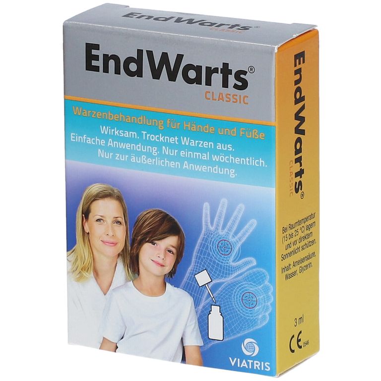 EndWarts CLASSIC: Lösung mit Ameisensäure gegen Warzen und Dornwarzen ...