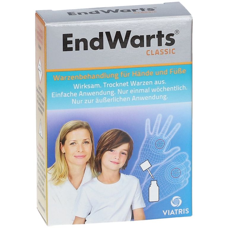EndWarts CLASSIC: Lösung mit Ameisensäure gegen Warzen und Dornwarzen ...