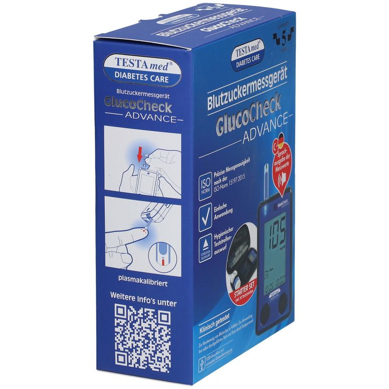 TESTAmed® GlucoCheck ADVANCE 1 St - Shop Apotheke