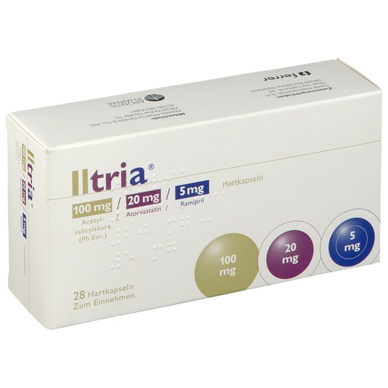 Iltria® 100 mg/20 mg/5 mg 28 St mit dem E-Rezept kaufen - Shop Apotheke