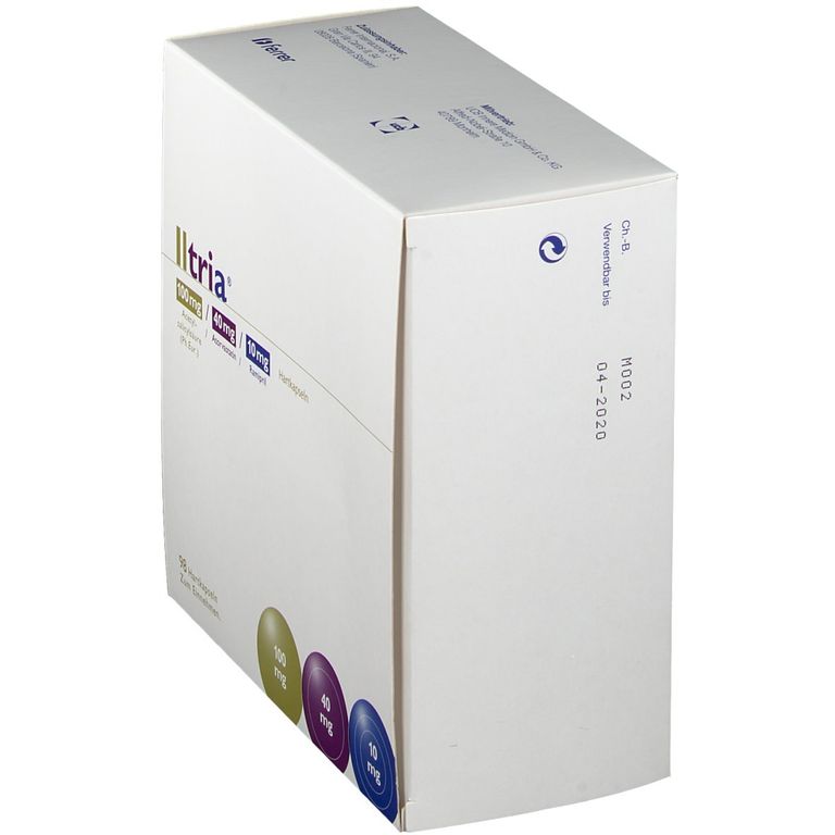 Iltria® 100 mg/40 mg/10 mg 98 St mit dem E-Rezept kaufen - Shop Apotheke