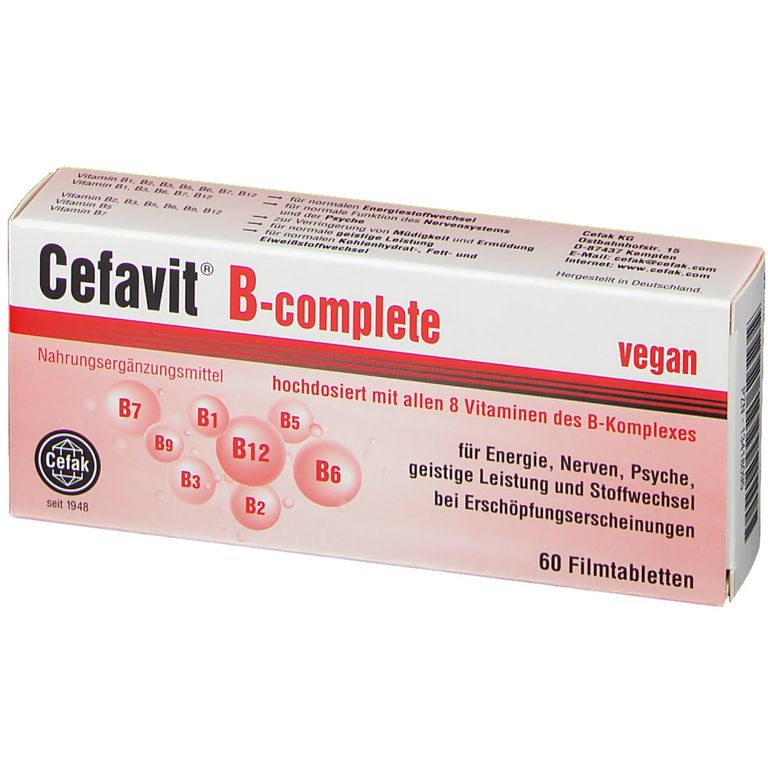 Cefavit® B-complete 60 St - Shop Apotheke