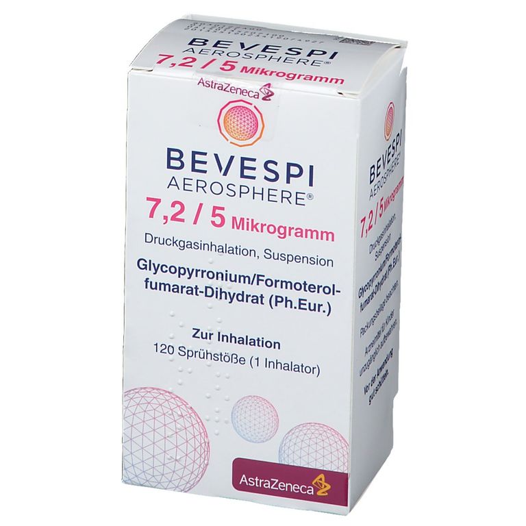 Bevespi® Aerosphere 7,2 µg/5 µg 1 St mit dem E-Rezept kaufen - Shop ...