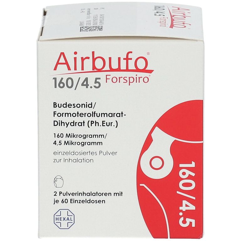 Airbufo® Forspiro® 160 µg/4,5 µg 2 St mit dem E-Rezept kaufen - Shop ...