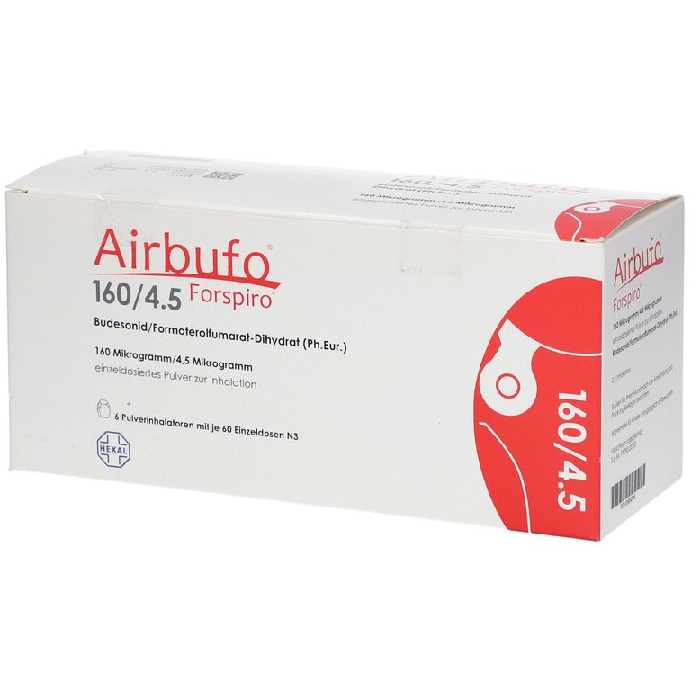 Airbufo® Forspiro® 160 µg/4,5 µg 6 St mit dem E-Rezept kaufen - Shop ...
