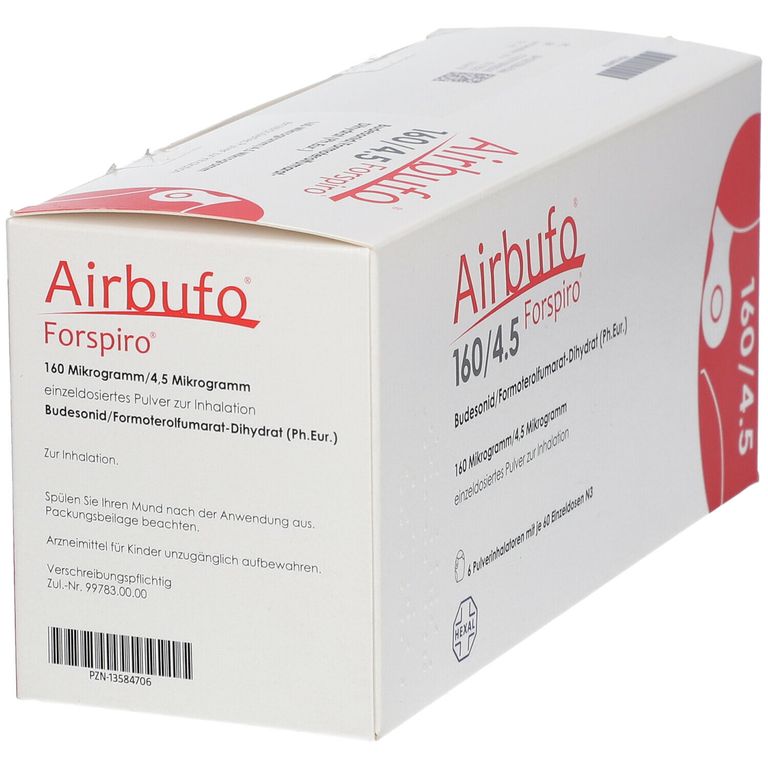 Airbufo® Forspiro® 160 µg/4,5 µg 6 St mit dem E-Rezept kaufen - Shop ...