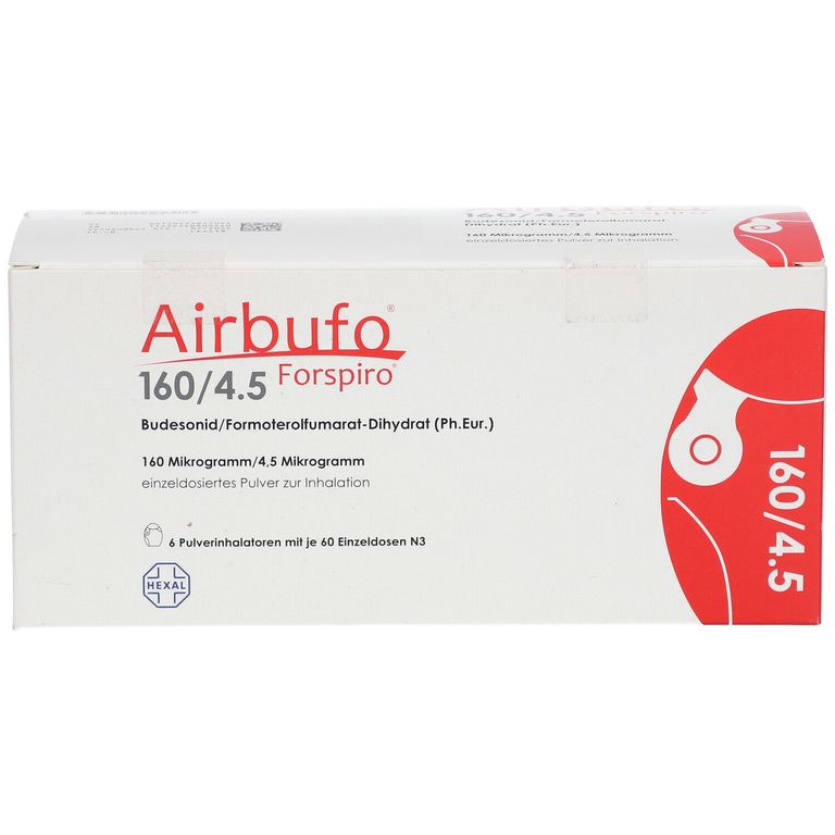 Airbufo® Forspiro® 160 µg/4,5 µg 6 St mit dem E-Rezept kaufen - Shop ...