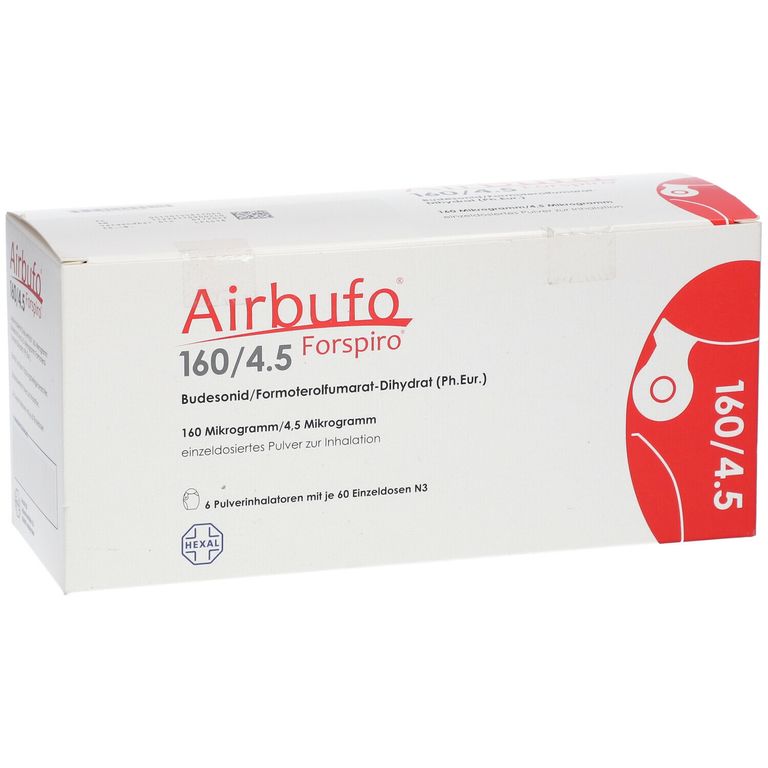 Airbufo® Forspiro® 160 µg/4,5 µg 6 St mit dem E-Rezept kaufen - Shop ...