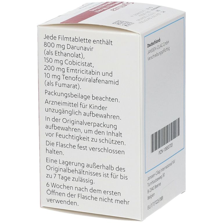 Symtuza® 800 mg/150 mg/200 mg/10 mg 30 St mit dem E-Rezept kaufen ...