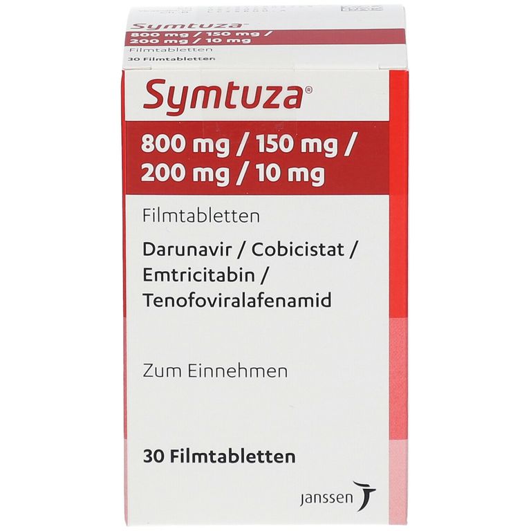 Symtuza® 800 mg/150 mg/200 mg/10 mg 30 St mit dem E-Rezept kaufen ...