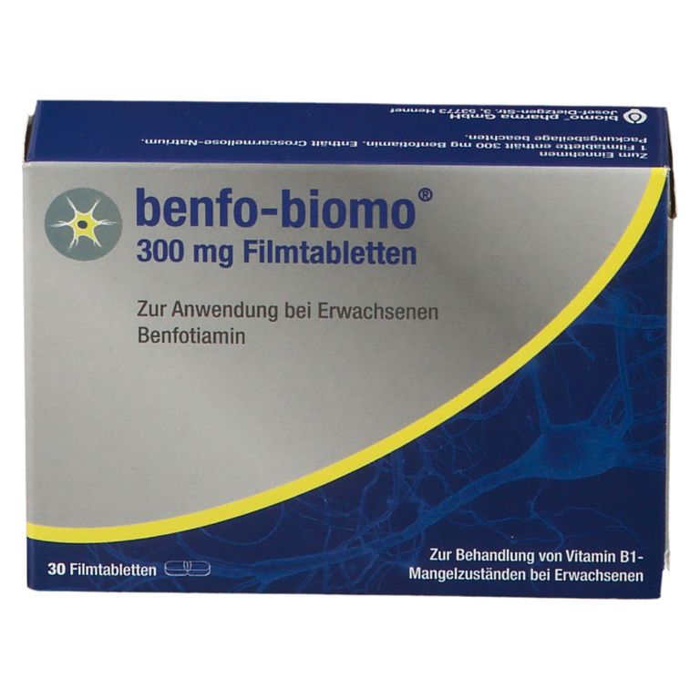 Benfo-biomo 300 mg Filmtabletten 30 St - Shop Apotheke
