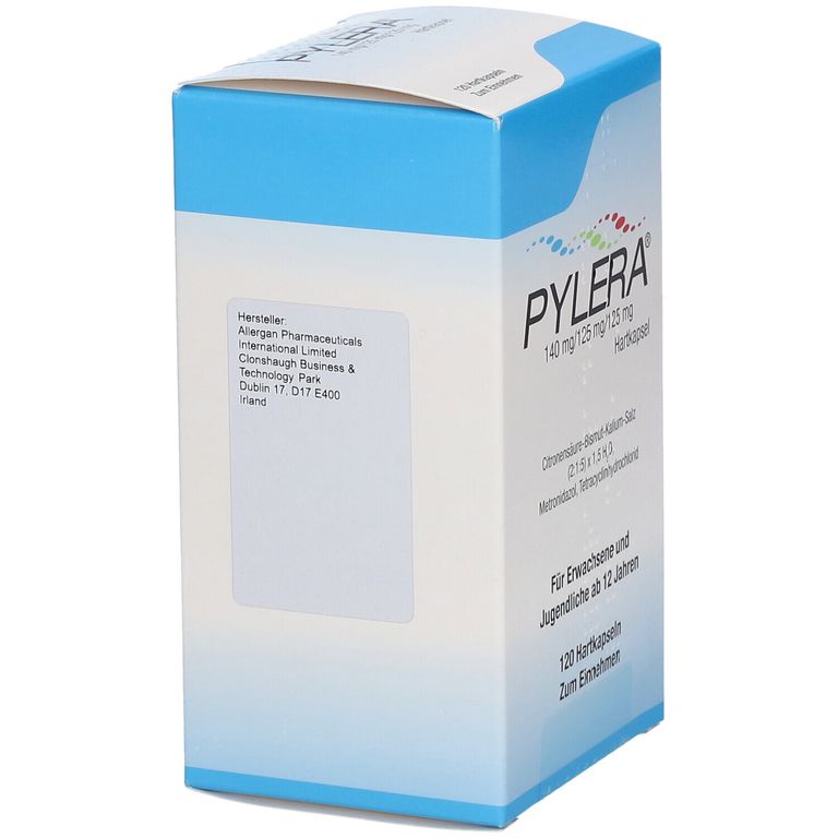 Pylera 140 mg/125 mg/125 mg 120 St mit dem E-Rezept kaufen - Shop Apotheke
