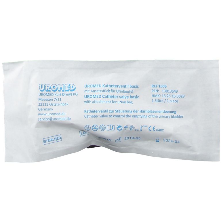 UROMED Katheterventil Basic 1 St - Shop Apotheke