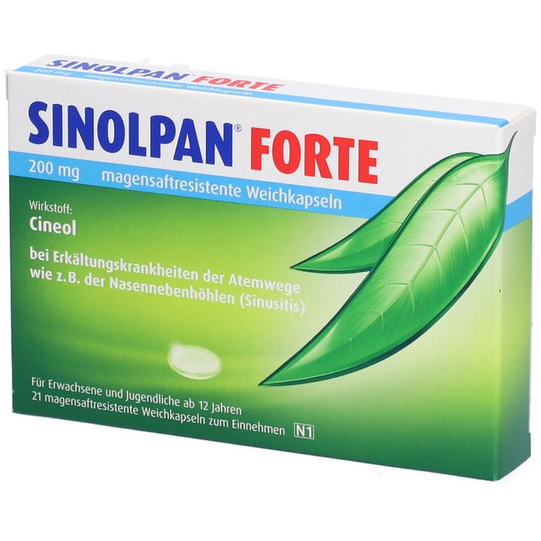Sinolpan® forte 200 mg magensaftresistente Weichkapseln 21 St - Shop ...