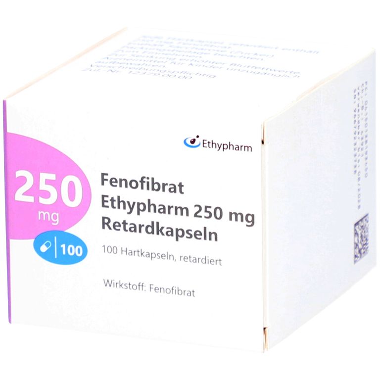 Fenofibrat Ethypharm 250 mg 100 St mit dem E-Rezept kaufen - Shop Apotheke