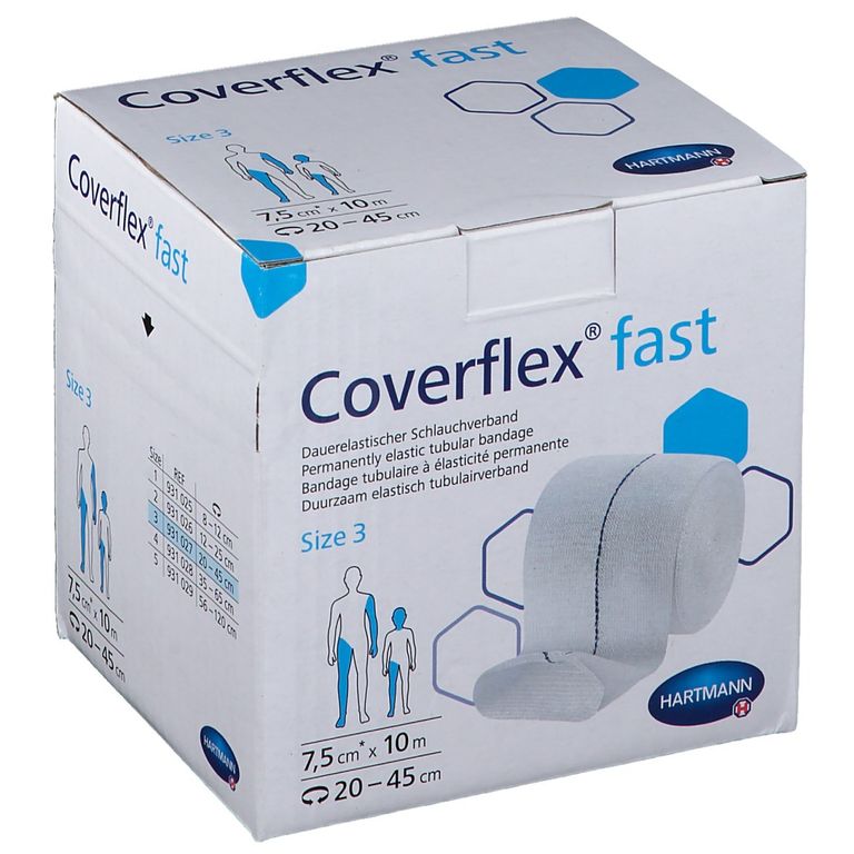 Coverflex® fast Gr.3 7,5 cm x 10 m weiß 1 St - shop-apotheke.com