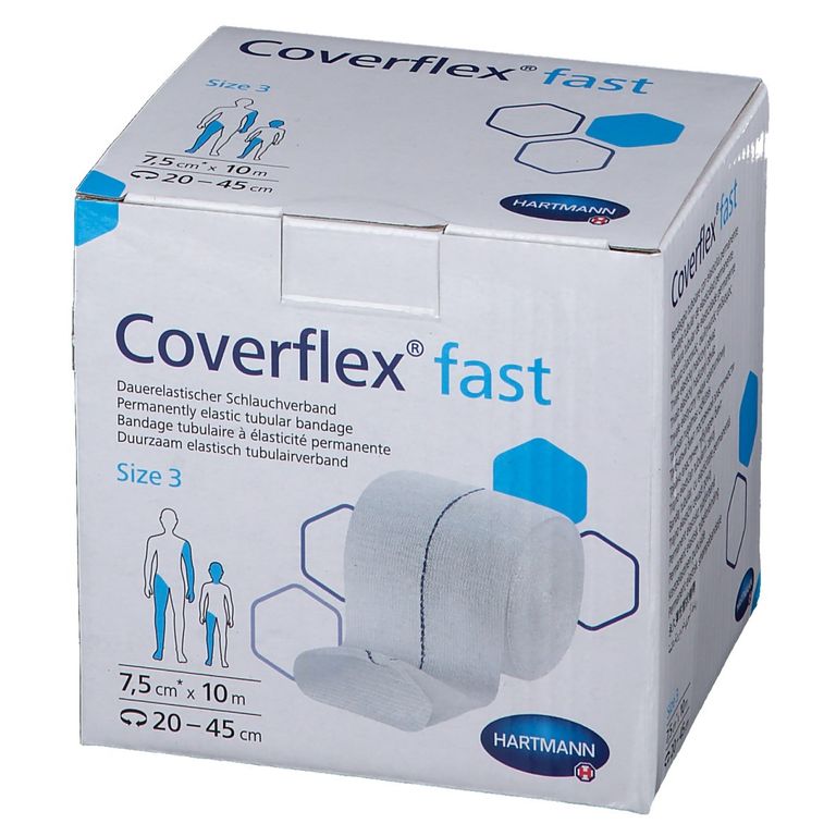 Coverflex® fast Gr.3 7,5 cm x 10 m weiß 1 St - SHOP APOTHEKE