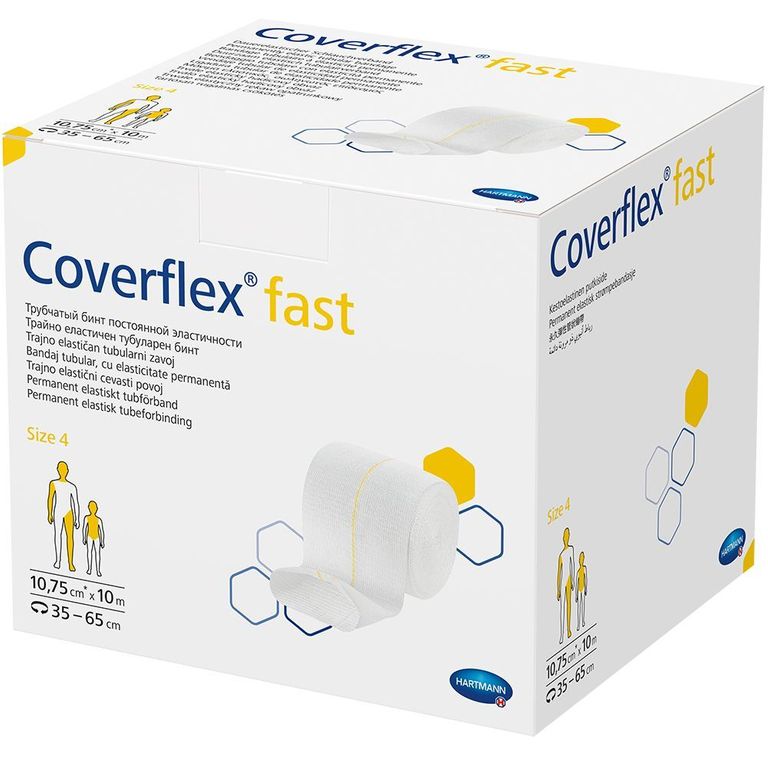 Coverflex® fast Gr. 4 10,75 cm x 10 m weiß 1 St - Shop Apotheke