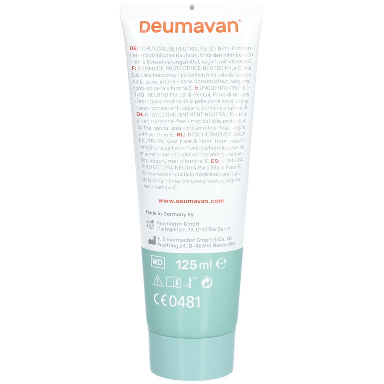 Deumavan® Schutzsalbe neutral 125 ml - Shop Apotheke