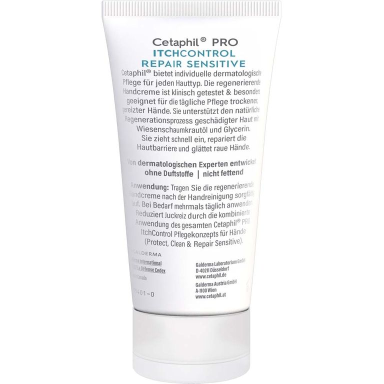 CETAPHIL PRO ItchControl Repair Sensitive Regenerierende Handcreme 50 ...