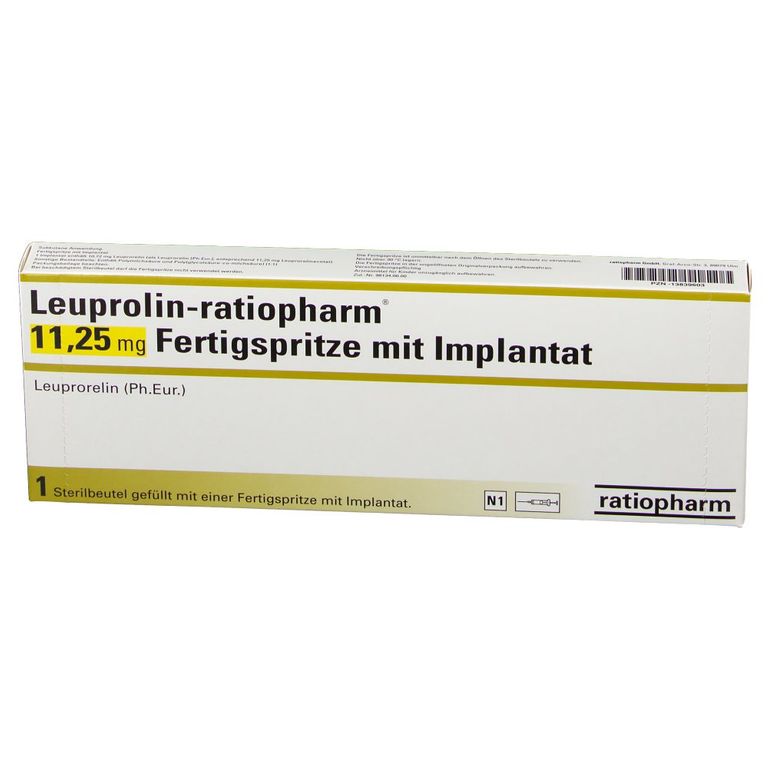 Leuprolin-ratiopharm® 11,25 mg 1 St mit dem E-Rezept kaufen - Shop Apotheke