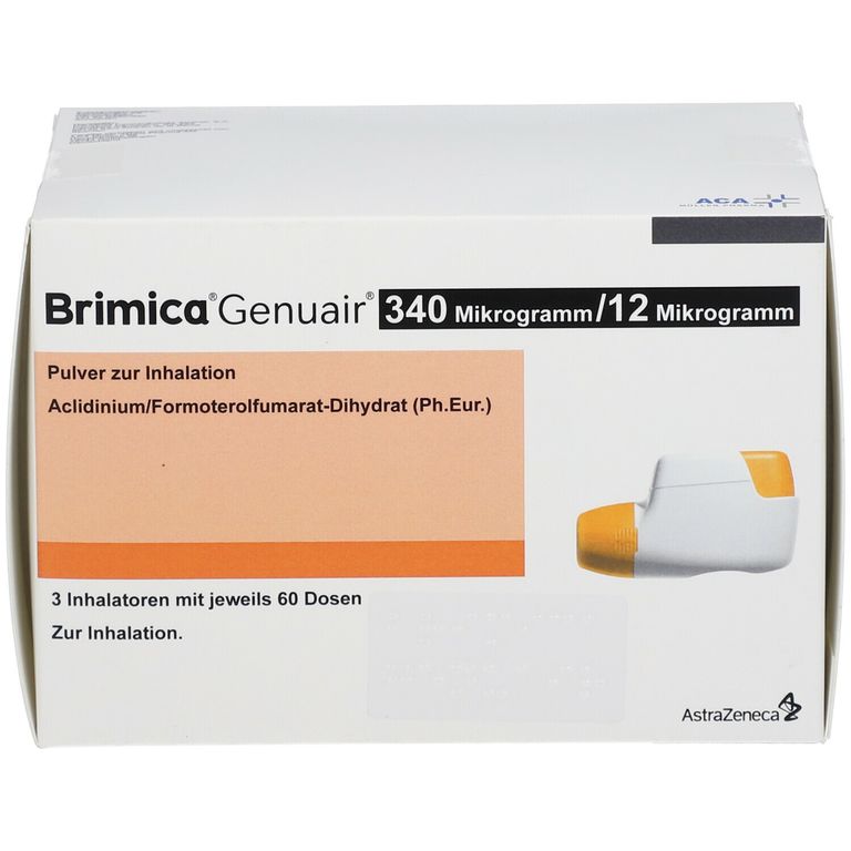 Brimica® Genuair 2.5Mg/0.625Mg 3 St mit dem E-Rezept kaufen - Shop Apotheke