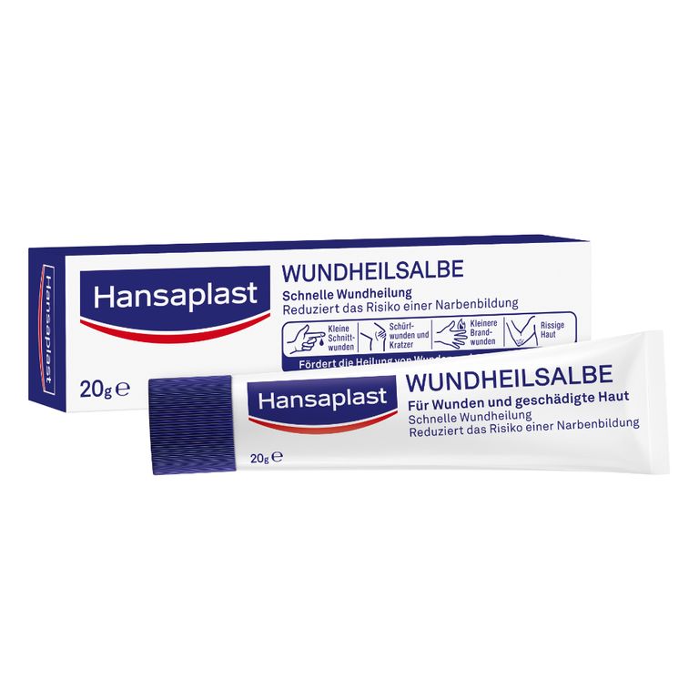 Hansaplast Wundheilsalbe | Fördert Wundheilung | Salbe für offene ...