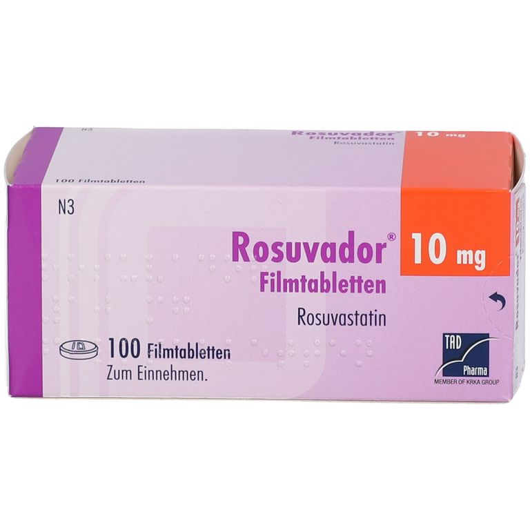 Rosuvador® 10 mg 100 St mit dem E-Rezept kaufen - Shop Apotheke