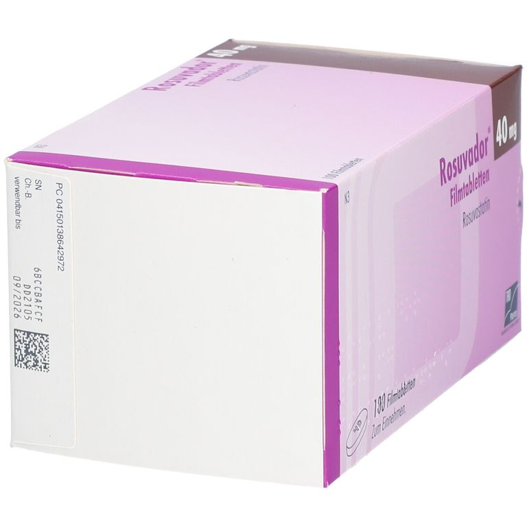 ROSUVADOR 40 mg Filmtabletten 100 St mit dem E-Rezept kaufen - Shop Apotheke