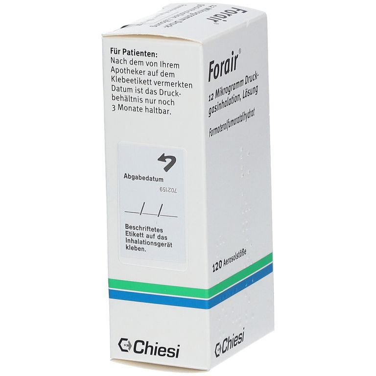 FORAIR 12 µg 120 Hub Dosieraerosol 1 St mit dem E-Rezept kaufen - Shop ...