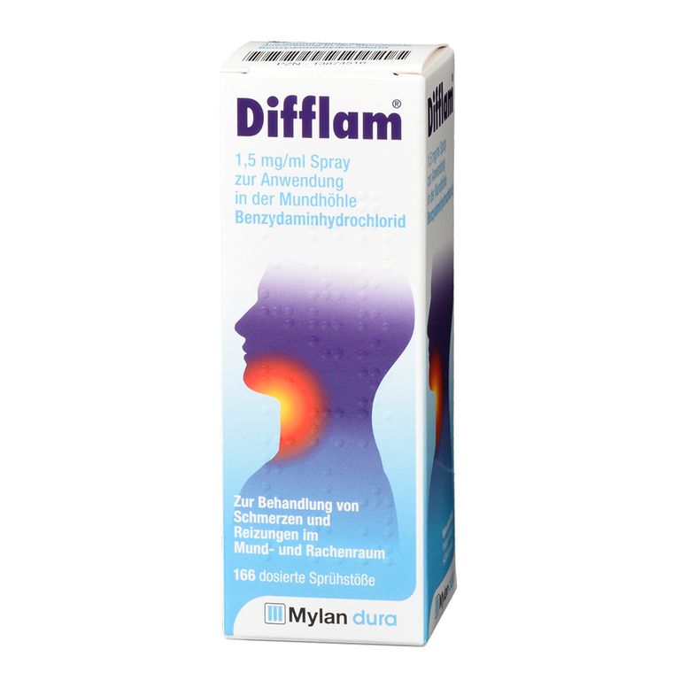 Difflam® Benzydamin 1,5 mg/ml Spray 30 ml - Shop Apotheke
