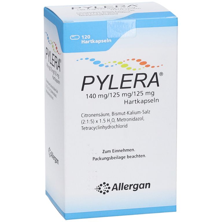 Pylera 140 mg/125 mg/125 mg 120 St mit dem E-Rezept kaufen - Shop Apotheke
