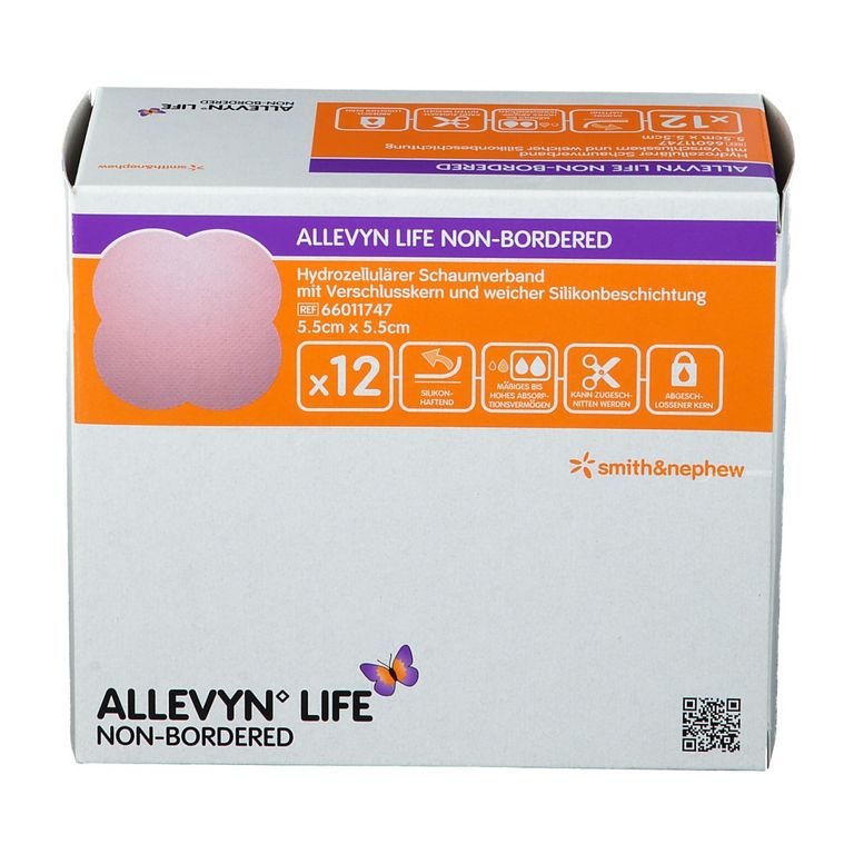 ALLEVYN® Life Non Bordered 5,5 x 5,5 cm 12 St - Shop Apotheke