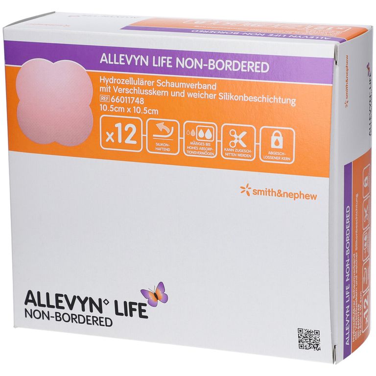 ALLEVYN® Life Non Bordered 10,5 x 10,5 cm 12 St - Shop Apotheke