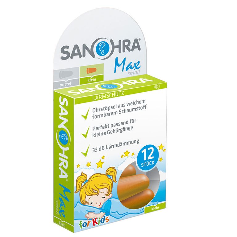 SANOHRA® Max Ohrstöpsel 12 St - Shop Apotheke