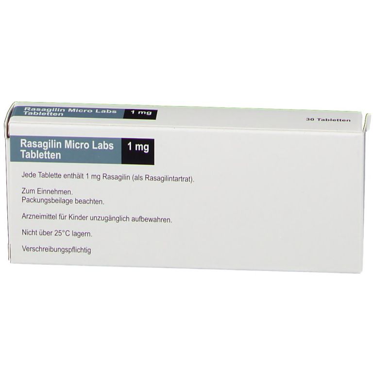 Rasagilin Micro Labs 1 mg 30 St mit dem E-Rezept kaufen - Shop Apotheke
