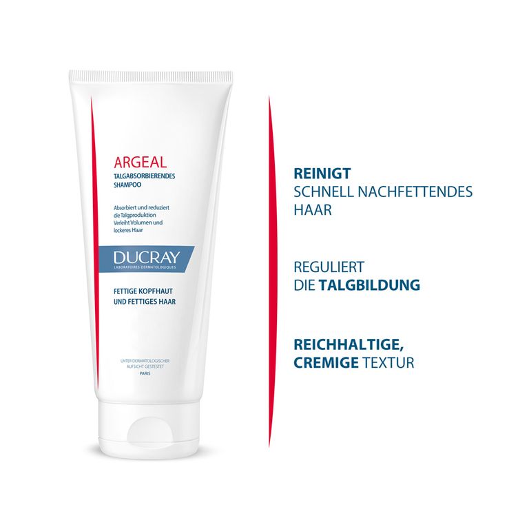 DUCRAY ARGEAL - Shampoo gegen fettiges Haar 200 ml - Shop Apotheke