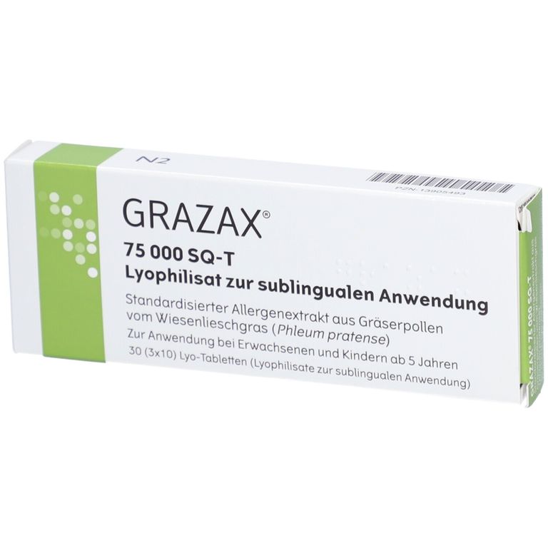 GRAZAX® 75.000 SQ®-T 30 St mit dem E-Rezept kaufen - Shop Apotheke