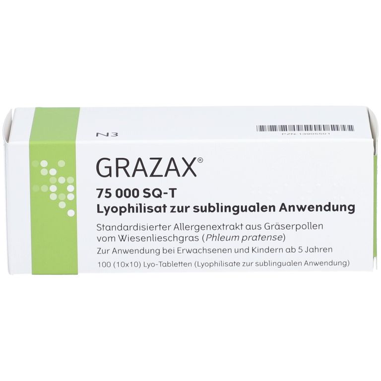 GRAZAX® 75.000 SQ®-T 100 St mit dem E-Rezept kaufen - Shop Apotheke