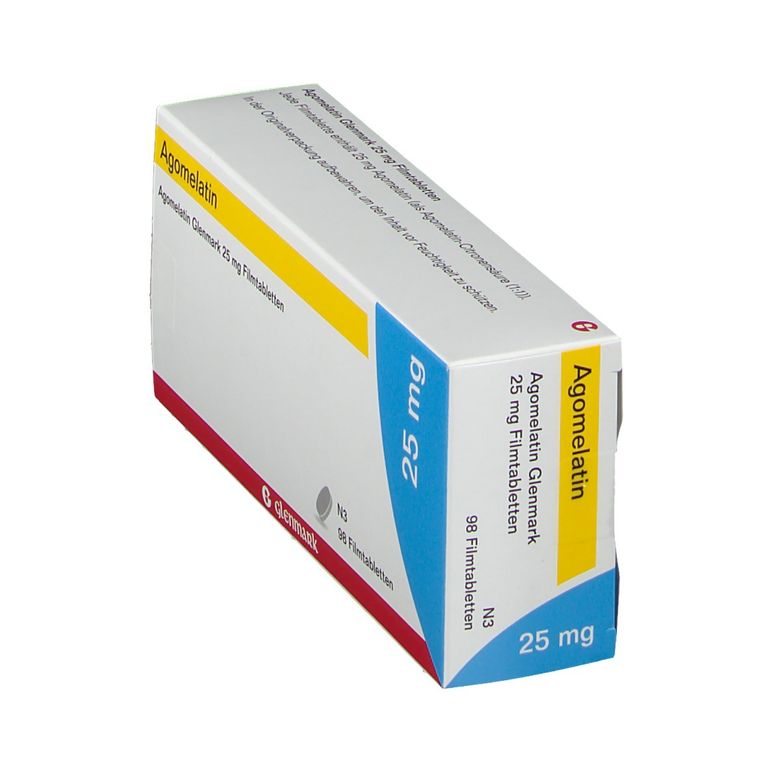Agomelatin Glenmark 25 mg 98 St mit dem E-Rezept kaufen - Shop Apotheke