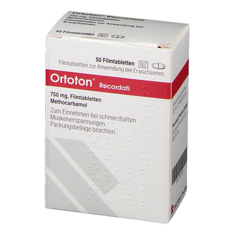 Ortoton® Recordati 750 mg 50 St mit dem E-Rezept kaufen - Shop Apotheke