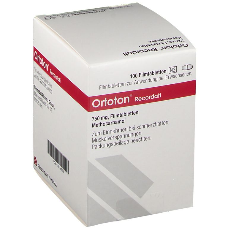 Ortoton® Recordati 750 mg 100 St mit dem E-Rezept kaufen - Shop Apotheke
