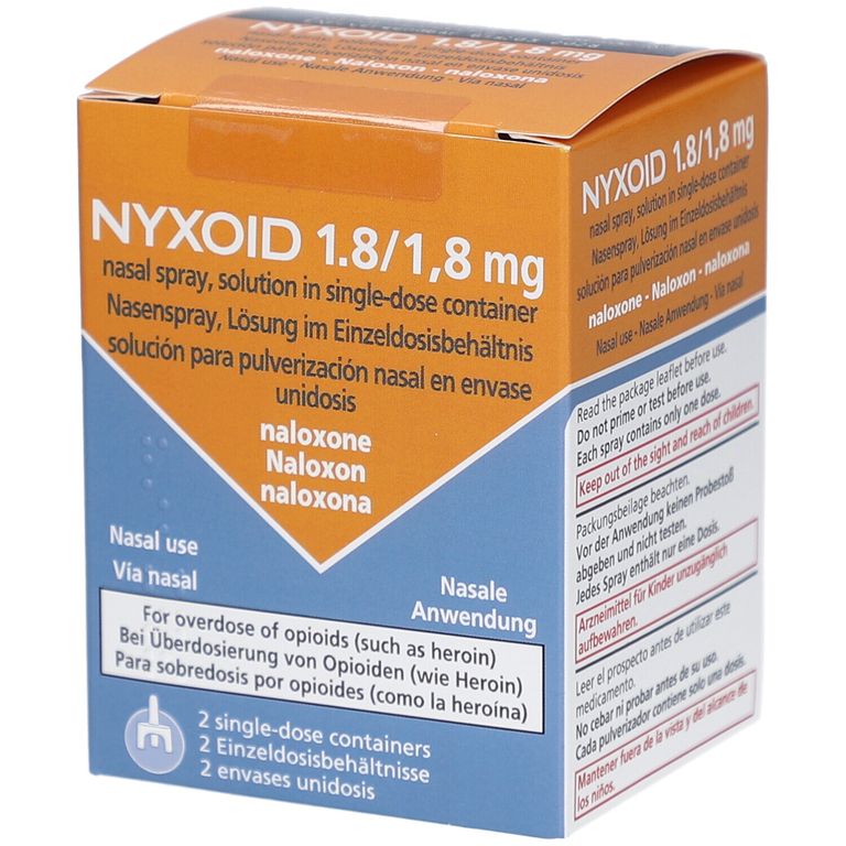 Nyxoid® 1,8 mg 2x1 St mit dem E-Rezept kaufen - Shop Apotheke